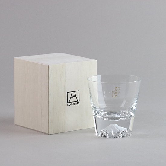 Mt. Fuji glass rock glass — KIMOTO GLASS TOKYO